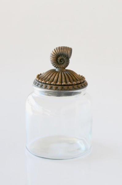Medium Glass Jar Shell Lid – NetDécor