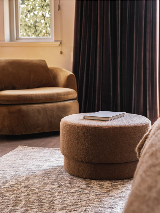 Conga Ottoman Large in Java Masala – NetDécor