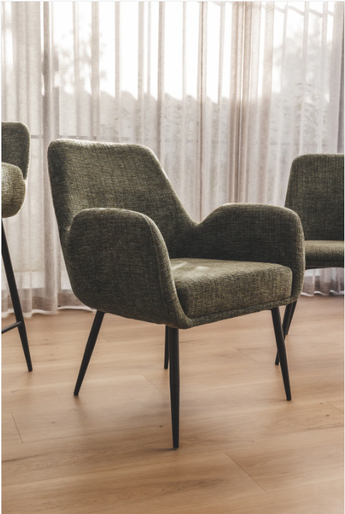 Margot Occassional Chair - Rift Moss – NetDécor